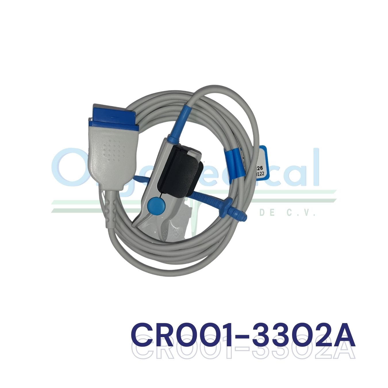 SENSOR SPO2 MARQUETTE (OXIMAX) ADULT FINGER CLIP 11 PIN 3 MTS ...