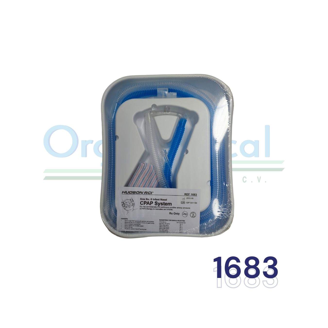 CANULA NASAL NEONATAL SISTEMA CPAP #0 INCLIYE: CANULA, CODO ...