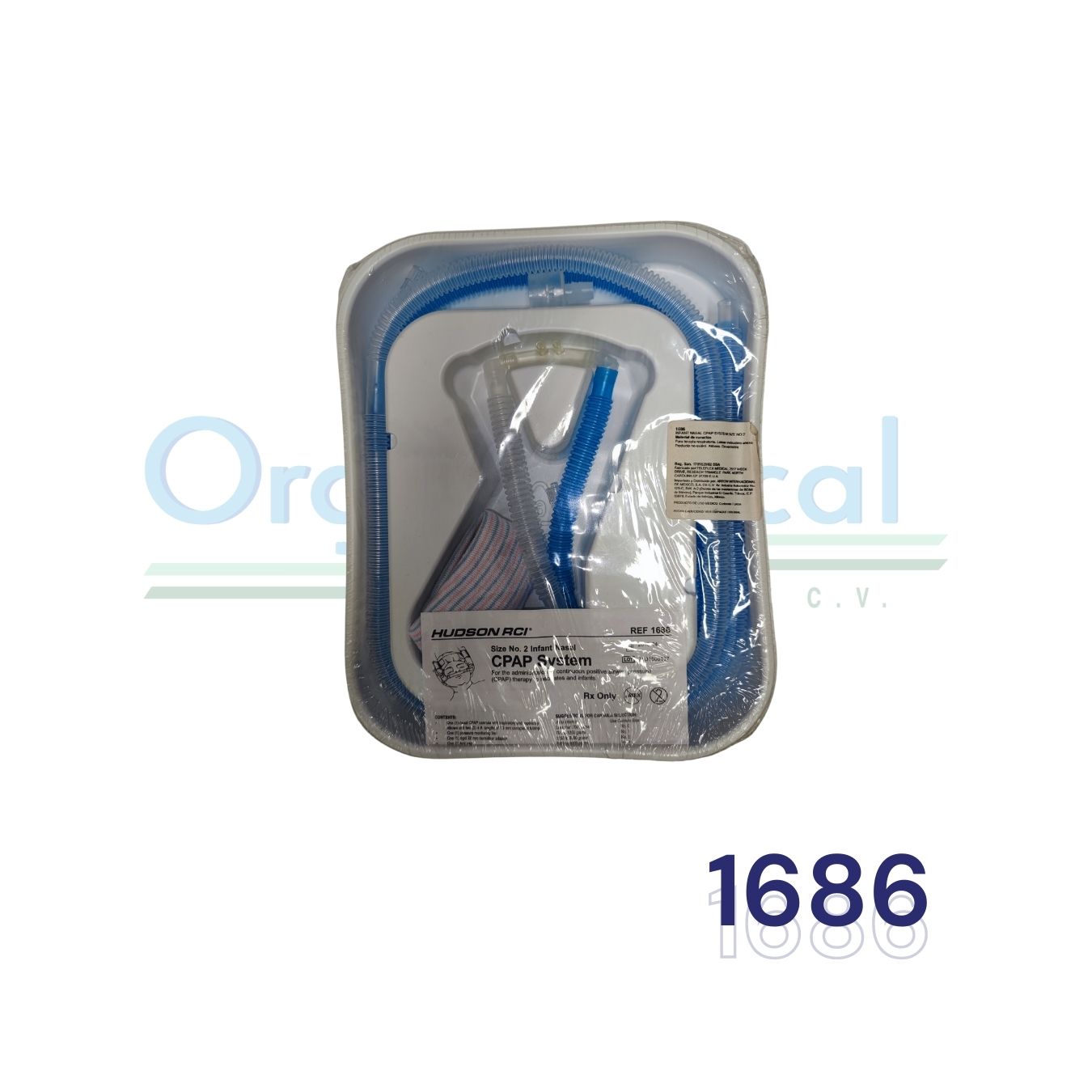 CANULA NASAL NEONATAL SISTEMA CPAP #2 INCLIYE: CANULA, CODO ...